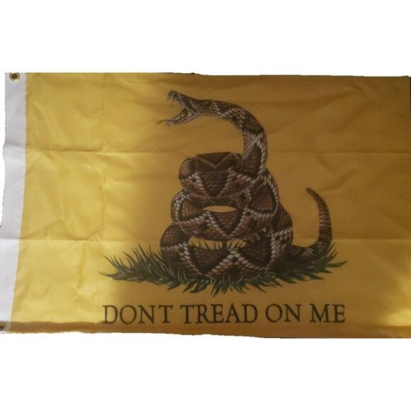 Unbranded | Wall Decor | Gadsen Dont Tread On Me Yellow Rattlesnake ...
